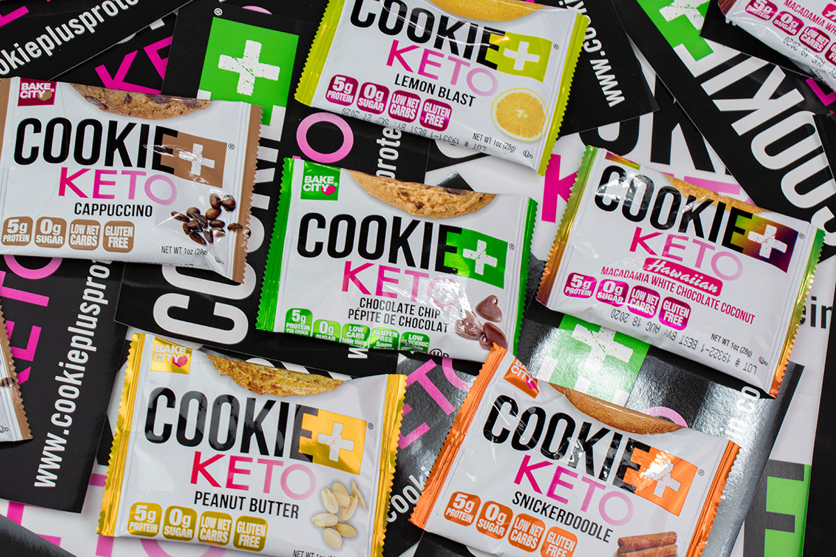 Cookie+ Keto Sampler Box - 5 Flavors – Bake City USA